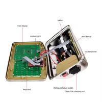 China Digital Display Battery Powered Stainless Steel Weighing Indicator 6V/4V for Platform Scale Models 518/818 for sale