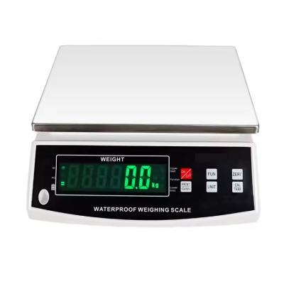 China Waterproof Industrial Weighing Scale with Dual Display - 30kg Capacity, 0.1g Precision, IECEE Certified for Seafood Processing for sale