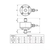 China RJ-6 Micro Force Sensor Load Cell Tension Price 50kg 100kg 200kg 300kg 500kg for sale