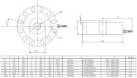 China Spoke Type Compression Load Cell 1 Ton 10 Ton 50 Ton 100 Ton Load Cell for sale