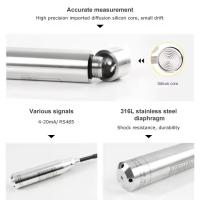 China 4-20mA Output Submersible Water Level Sensor Probe for Easy Installation and Precise Measurement for sale
