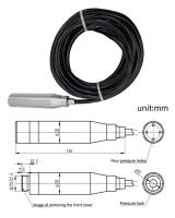 China Submersible Water Level Sensor 0-15m Range 4-20mA Output 24VDC for Chemical Industry Applications for sale