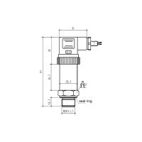 China Diaphragm Pressure Sensor for Water/Viscous Liquid for sale