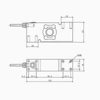 China 17-4 Stainless Steel Platform Scale Load Cell 100-500kg Capacity for Pharmaceutical Industry Weighing Systems for sale