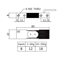 China Low Capacity OIML Approval Single Point Load Cell for sale