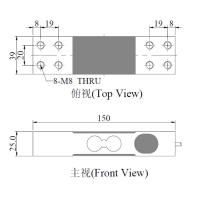 China Low profile Platform Load Cell Off Centre weight sensor for sale