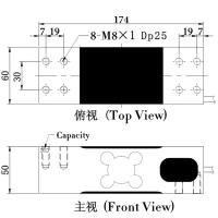 China High profile platform load cell aluminum alloy weighing sensor for sale