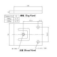 China Low Profile Planer sensor  Stud Type Load Cell for sale