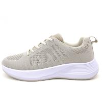 China Lace Up womens Athletic Shoes With Textured Outsole Padded Insole for sale