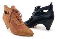China Leather Synthetic Womens Footwears , Brown Chelsea Boots Flat Heel for sale