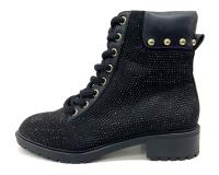 China Customized Lace Up Womens Shoes Round Toe Shape With Mid Calf Height for sale