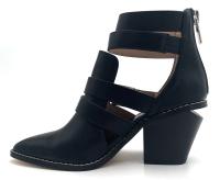 China Casual Block Heel Women Ankle Boots With Round Toe Pointed Toe for sale