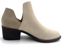 China Customized Ladies Ankle Boots With Mid Calf Height High Heel for sale