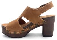 China Functional High Heel Chunky Sandals With Buckle Strappy Closure Type for sale