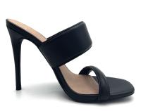China Backless Womens Mule Heels With Block Heel Stiletto Heel Type for sale