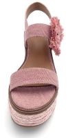 China Comfortable Canvas Espadrille Sandals Round Toe Shape For All Season for sale