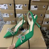 China Customized Womens High Heel Sandals With White Red Blue Color for sale