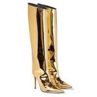 China Knee High Womens Footwear Shoes Black Color Lightweight Breathable for sale