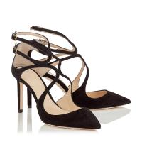 China Lightweight Comfortable High Heel Sandals With Buckle Strappy Closure Type for sale