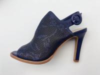 China Rhinestones Leather High Heel Sandals Open Toe Contemporary For Women for sale
