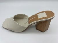 China Block type Womens Mule Heels With Open Toe OEM ODM for sale
