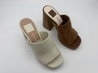 China OEM ODM Ladies Mule Heels Leather Upper Material For Formal Gatherings for sale