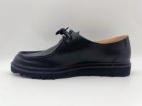 China Sophisticated Black Flat Loafer Shoes With EVA Insole Material for sale