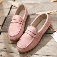 China Stylish Women Flat Loafer Shoes Slip On With EVA Insole Leather Upper Material for sale
