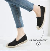 China Customized Espadrille pull on Shoes Cotton Lined Round Toe Shape for sale