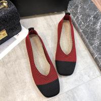 China Comfortable Ballerina Flat Dancing Shoes With Cotton Lining Material for sale