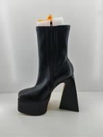 China Solid Pattern Women S Ankle Boots Ankle Upper Height For Any Occasion for sale