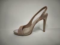 China Stiletto Heel Fashionable high heel Sandals Embellished With Shimmering Rhinestones for sale