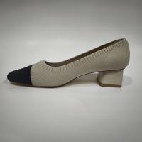 China Comfortable Slip On Chunky Heel Spring / Summer Womens Heels for sale