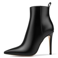 China Heel Ankle Boots in Pointed Toe Shape for Customer Requirements for sale
