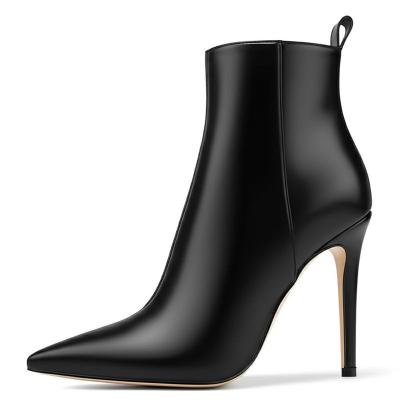 China Heel Ankle Boots in Pointed Toe Shape for Customer Requirements for sale