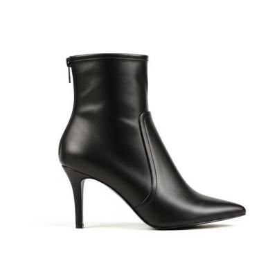 China Fashionable Elegant High Heel Ankle Boots for Professional Settings and Night Gatherings for sale