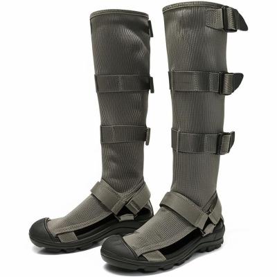 China Knee-high Comfy Walking Sandals with Textile Upper for Various Walking Conditions for sale