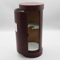 China Yongjian China Factory Door Open Semicircle Bevel Cutting Gift Box Cardboard Paper Cylinder Wine Packaging Paper Tube for sale
