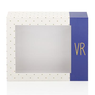 China OEM Custom Printed Paper Boxes , Kraft Paper Gift Boxes With Clear Window for sale