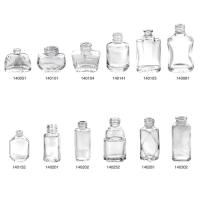 China 30ml 50ml Cosmetics Glass Bottle Black Refillable For Fragrance Parfum Spray for sale