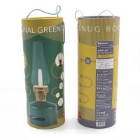 China CMYK Color Cylinder Cardboard Tube Gift Box Biodegradable Paper Box with Handle for sale