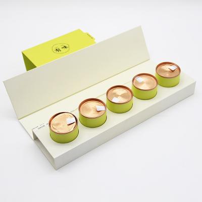 China Customized Luxury Cardboard Cylinder Gift Boxes Tube For Chinese Tea Packaging for sale