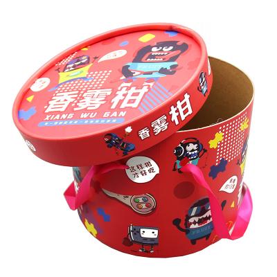 China Biodegradable Cylindrical Cardboard Containers , Kraft Paperboard Tubes With String for sale