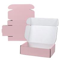 China OEM Custom Printed Corrugated Boxes For Jewelry Shopping Mailing Square Box for sale