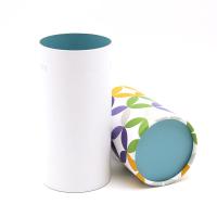China Recyclable Customized Printed Kraft Paper Tube Round Perfume Oil Cardboard Gift Packaging Box for sale