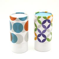 China Recyclable Customized Printed Kraft Paper Tube Round Perfume Oil Cardboard Gift Packaging Box for sale