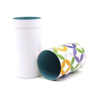 China Recyclable Customized Printed Kraft Paper Tube Round Perfume Oil Cardboard Gift Packaging Box for sale