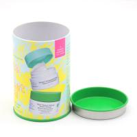 China Eco Friendly Cosmetic Packaging Cardboard Tube Containers With Tin for Cosmetic Bottles for sale