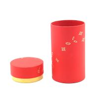 China Paper Tube Coffee Loose Tea Gift Box Cylinder Tube Coffee Tea Box Cylindrical Packaging Box for sale