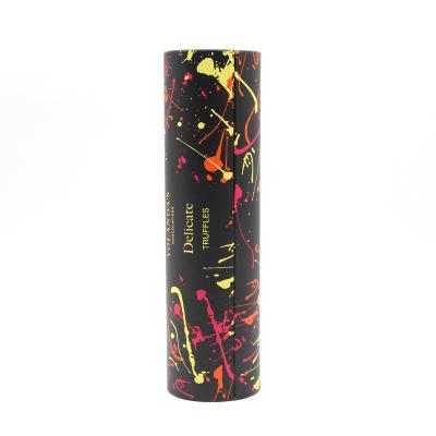 China Yongjian Custom Packaging Manufacturer Wholesale Luxury Flip-open Paper Tube Packaging Printed Chocolate Box for sale